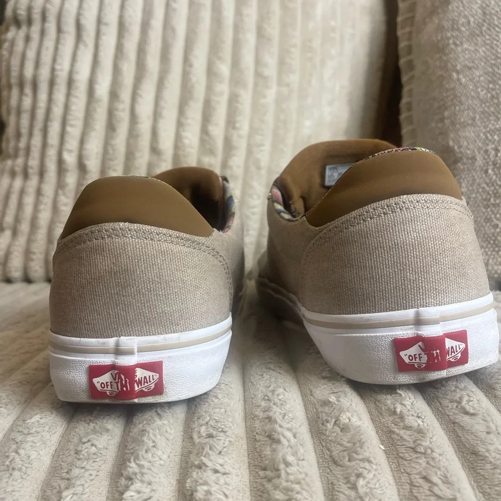 Vans | Shoes | Vans Atwood Plaid Lined Lo Top Skate Shoes Mens Tan ...